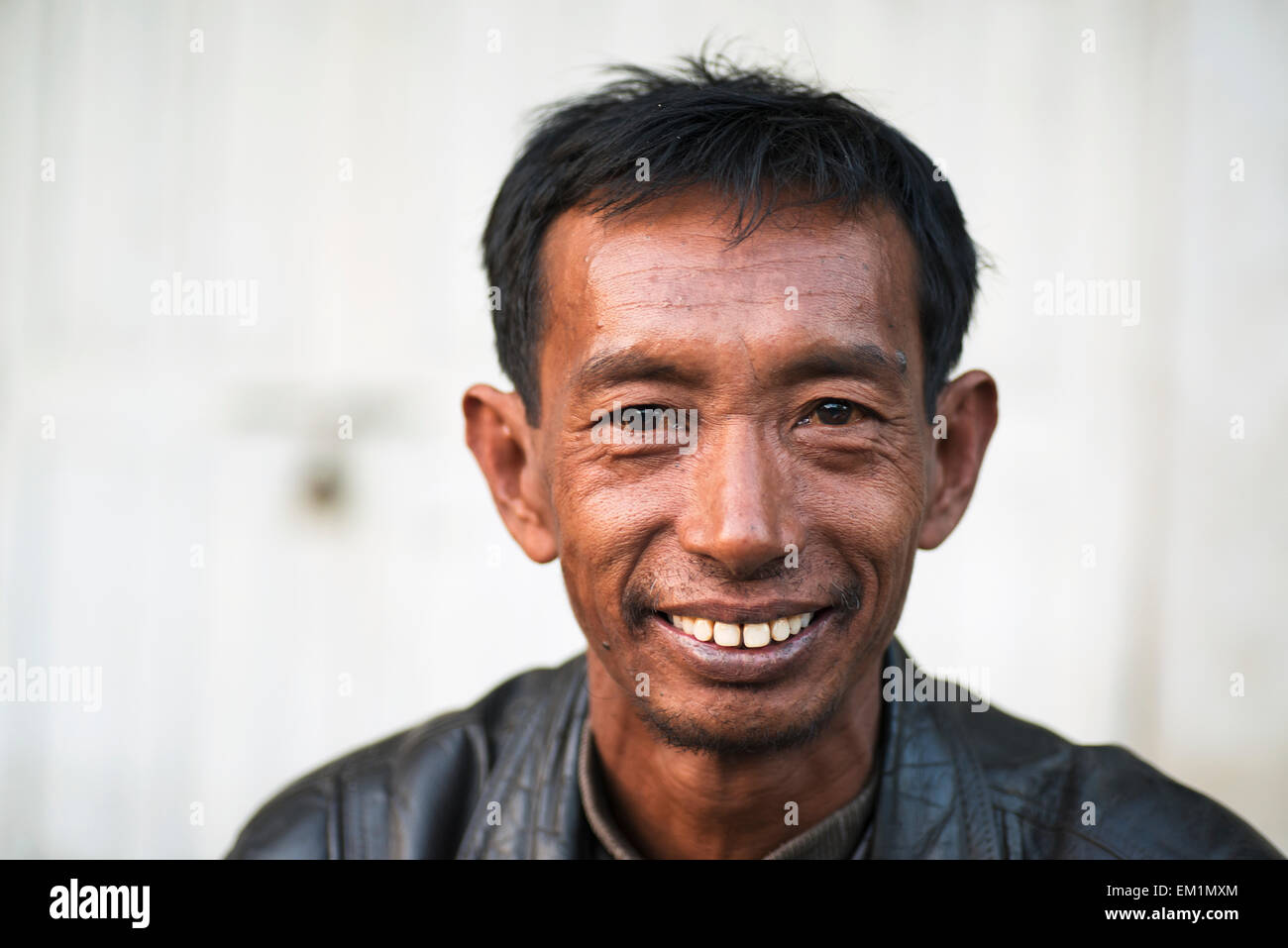 Portrait of a man; Taungyii, Shan State, Myanmar Stock Photo - Alamy