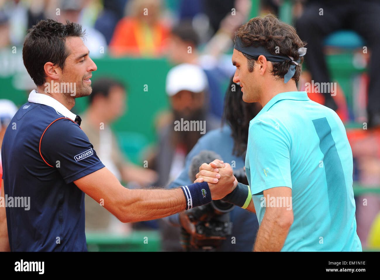 Monaco, France. 15th Apr, 2015. The ATP Masters Series tennis ...