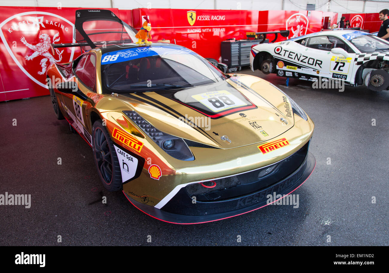 ISTANBUL, TURKEY - OCTOBER 25, 2014: Kessel Racing Team driver Florian ...