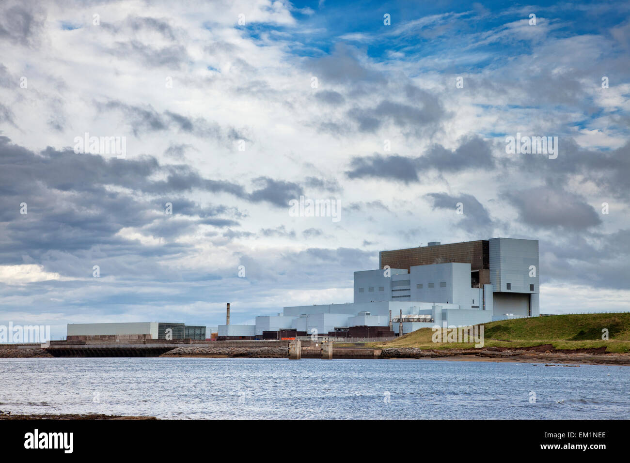 Torness Nuclear Power Station At The Water's Edge; Lothian Scotland ...