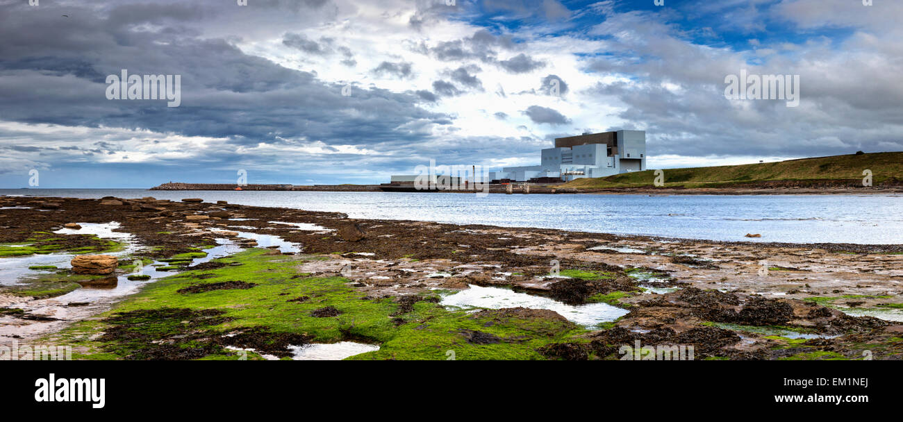 Torness Nuclear Power Station At The Water's Edge; Lothian Scotland ...