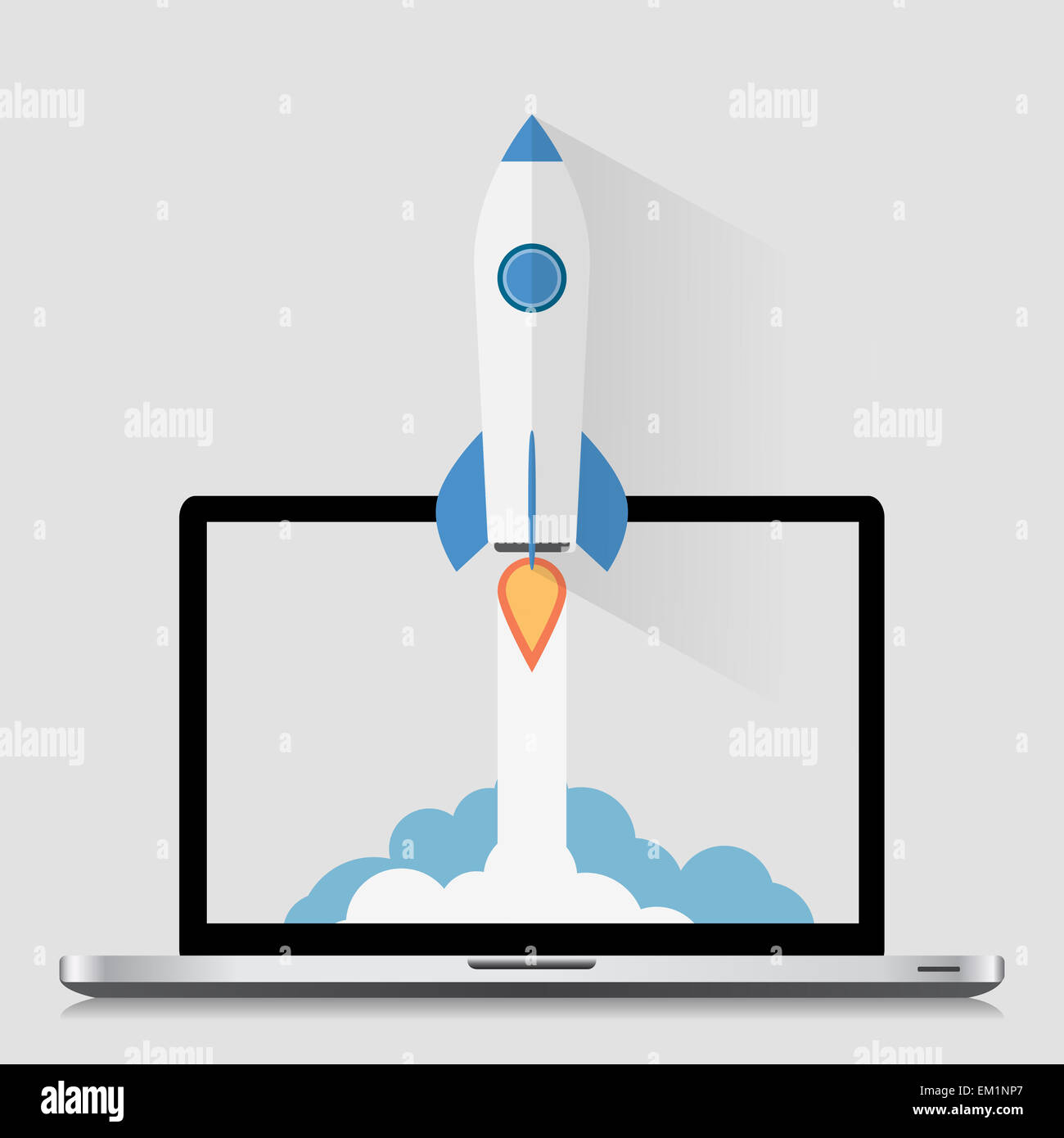 Space rocket computer hi-res stock photography and images - Alamy
