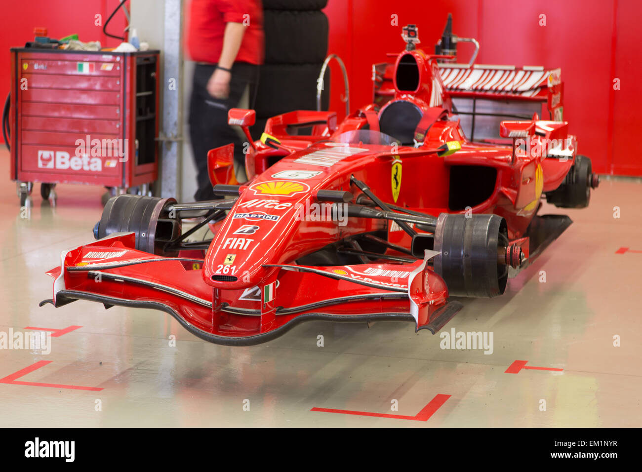 Ferrari f1 garage hi-res stock photography and images - Alamy