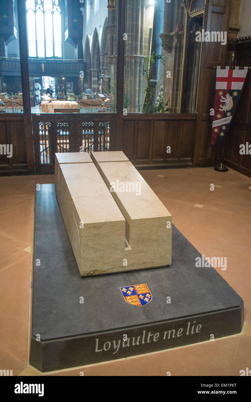 Reinterment Tomb of King Richard III at Leicester Cathedral, the last ...