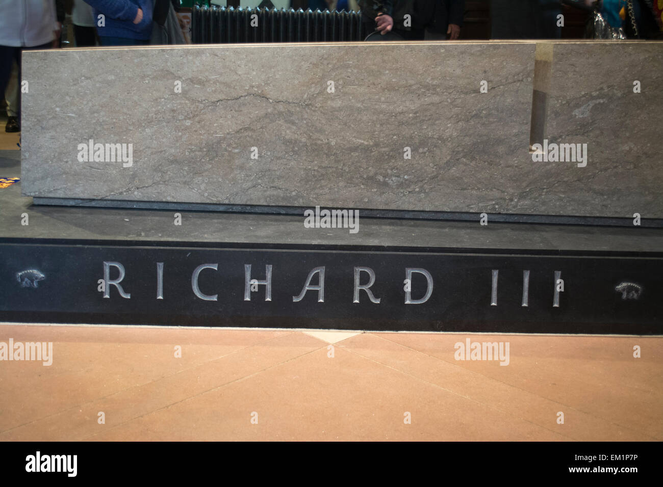 Reinterment Tomb of King Richard III at Leicester Cathedral, the last ...