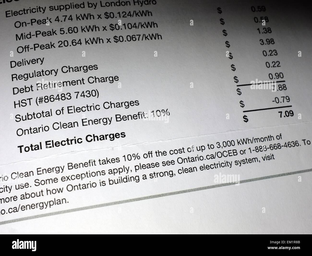 Electricity bill hi-res stock photography and images - Alamy
