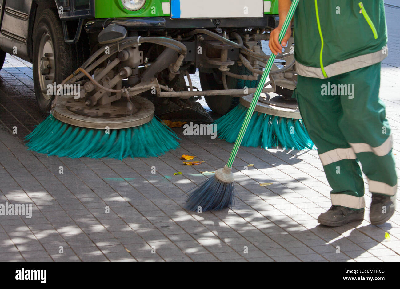 Street Cleaning; Istanbul Turkey Stock Photo - Alamy