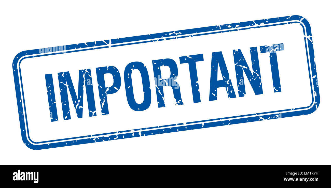 important blue square grungy vintage isolated stamp Stock Photo - Alamy