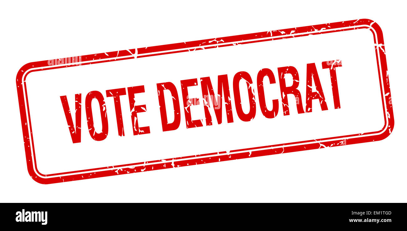Democrat stamp label square hi-res stock photography and images - Alamy