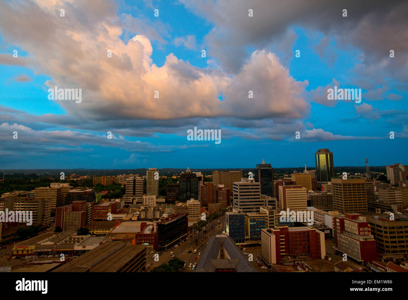 Harare skyline hi-res stock photography and images - Alamy