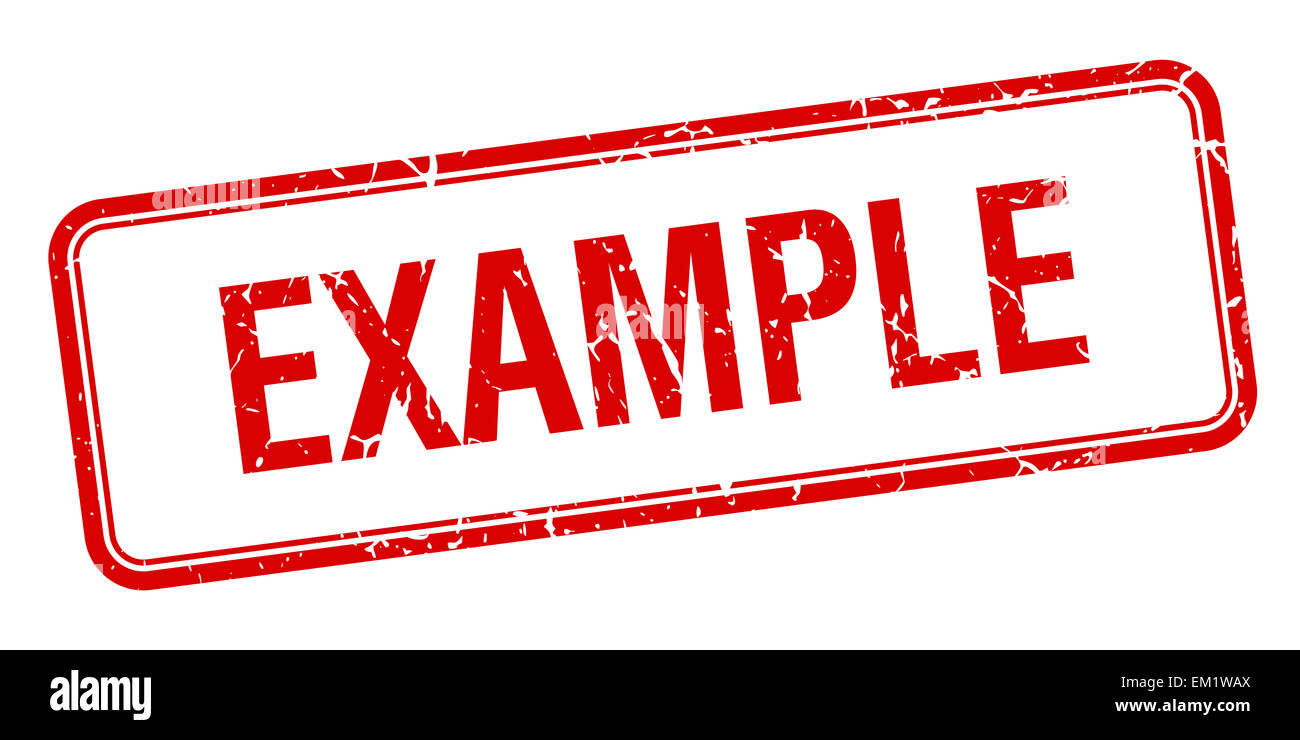 example red square grungy vintage isolated stamp Stock Photo - Alamy