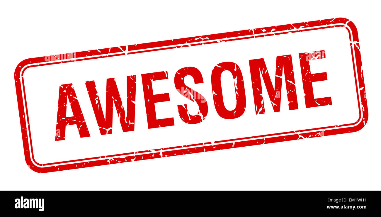 awesome red square grungy vintage isolated stamp Stock Photo - Alamy