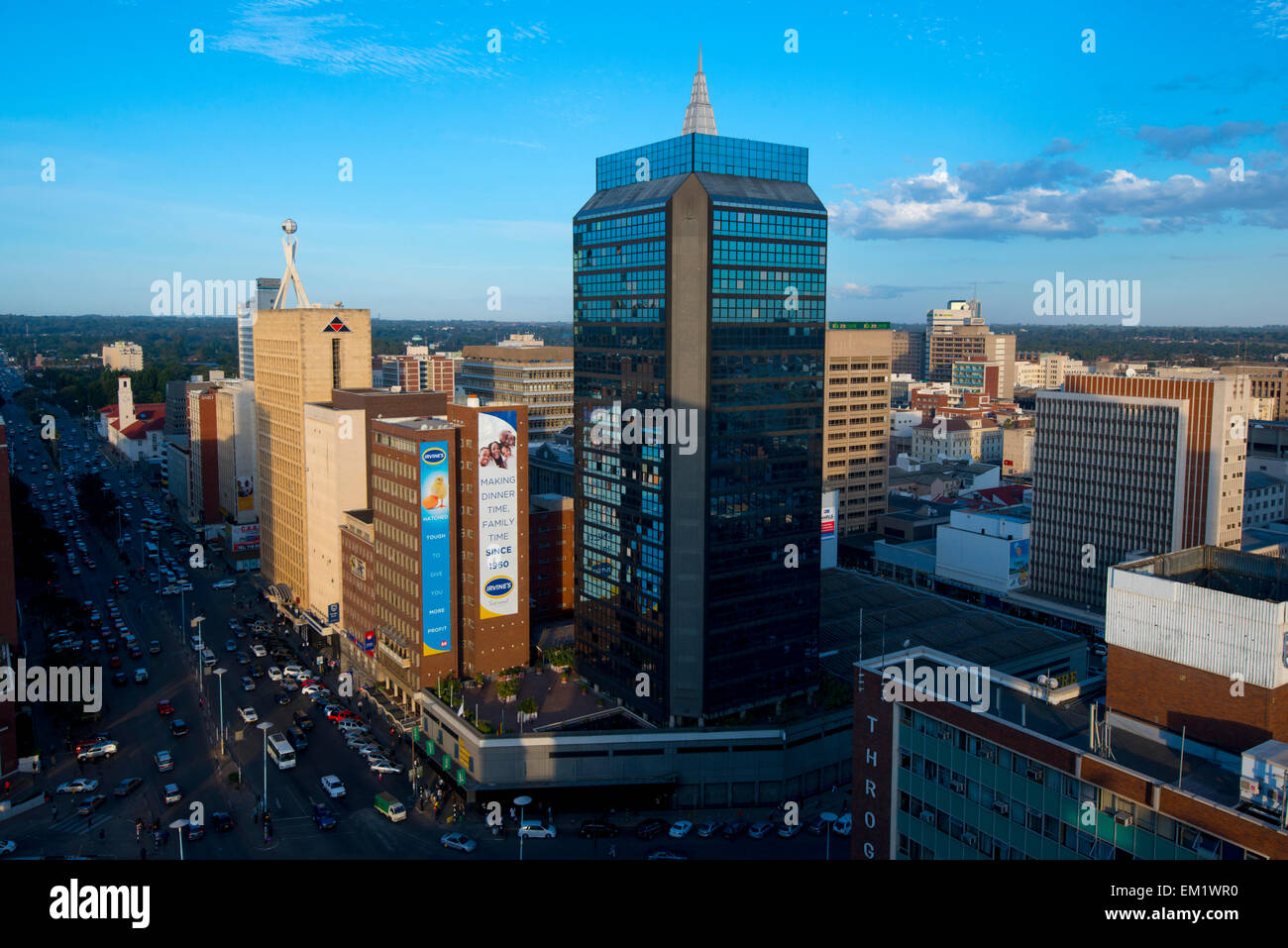 Harare city centre hi-res stock photography and images - Alamy