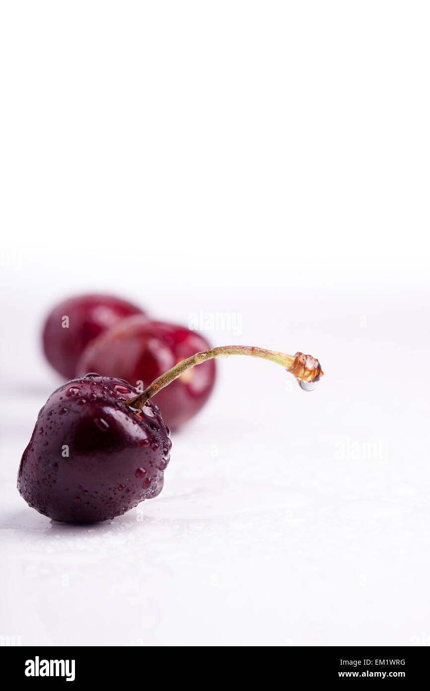 Dark red cherry hi-res stock photography and images - Alamy