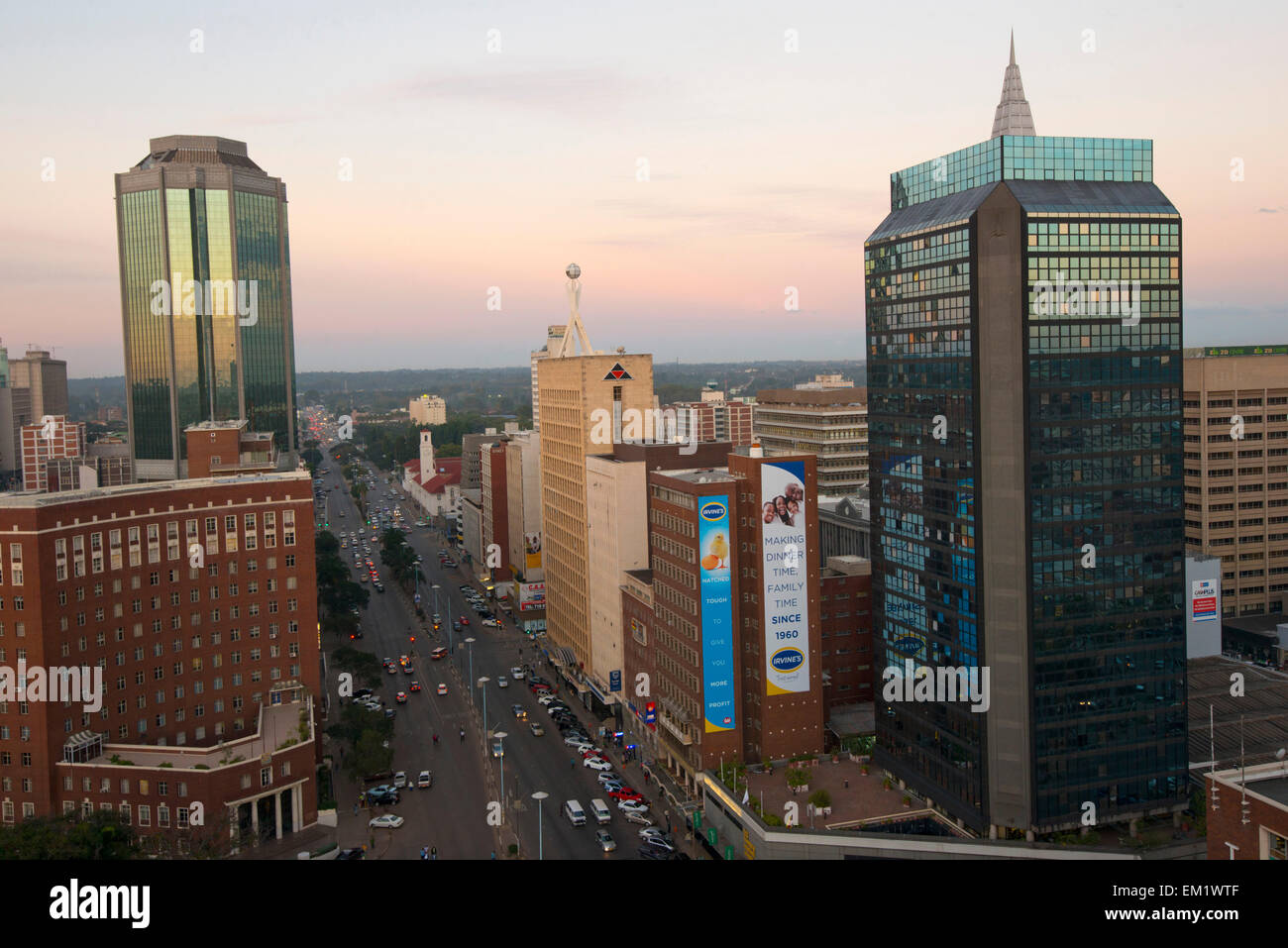 Harare city centre hi-res stock photography and images - Alamy
