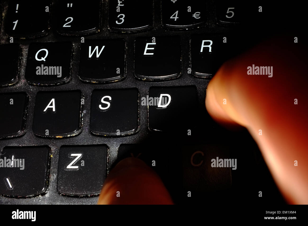 Qwerty typing hi-res stock photography and images - Alamy