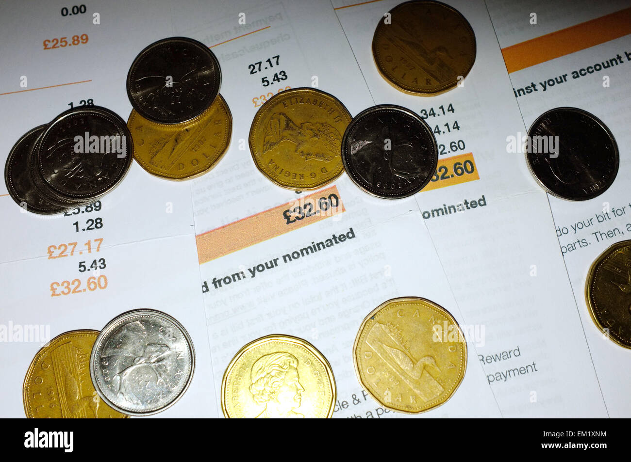 British mobile invoice hi-res stock photography and images - Alamy