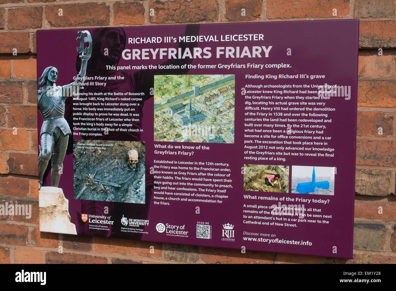 Greyfriars friary leicester hi-res stock photography and images - Alamy