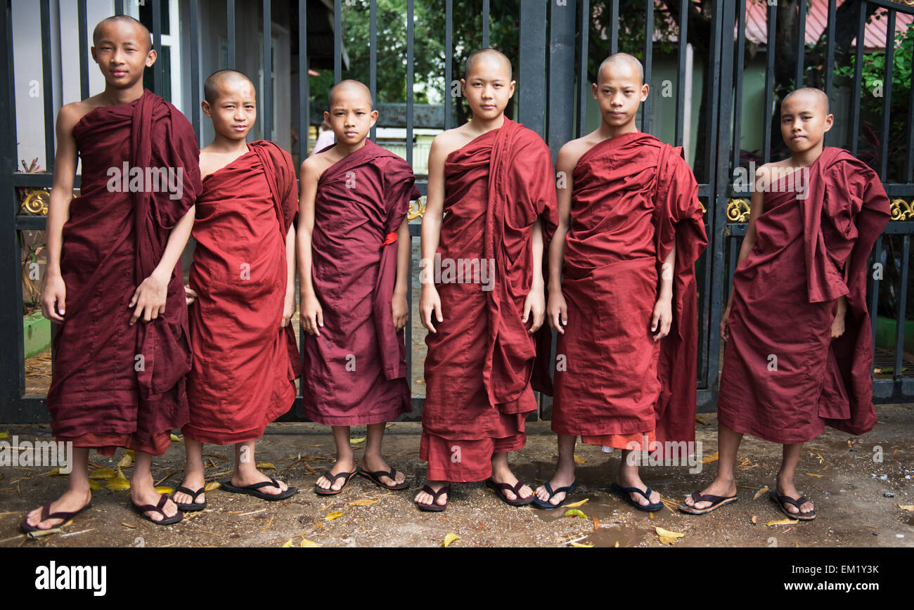 Young Buddhist Monks Editorial Photo Image Of People