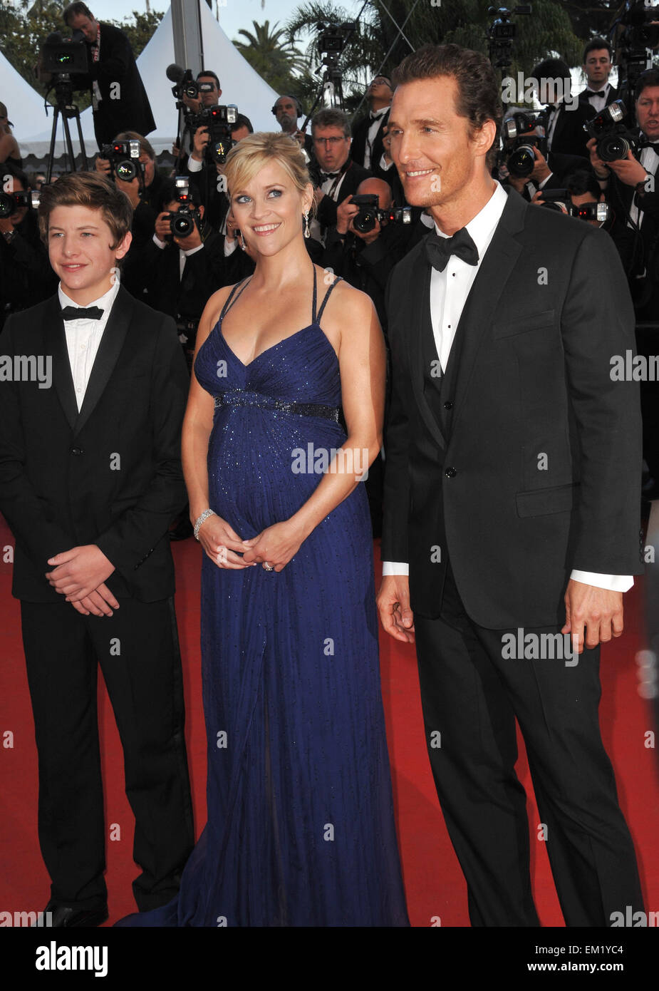 CANNES, FRANCE - MAY 26, 2012: Reese Witherspoon, Matthew McConaughey ...
