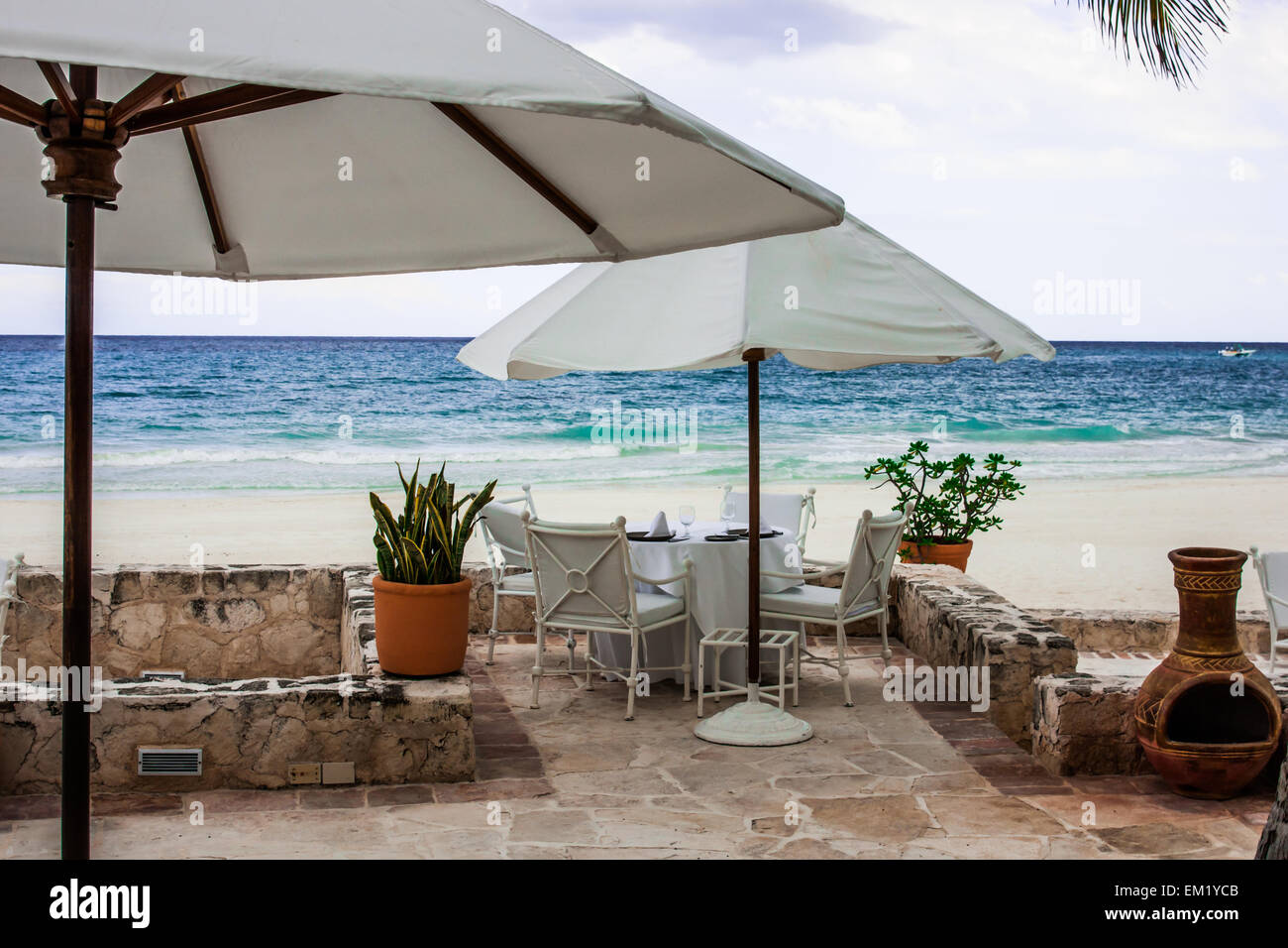 mexico, maya riviera beaches Stock Photo - Alamy
