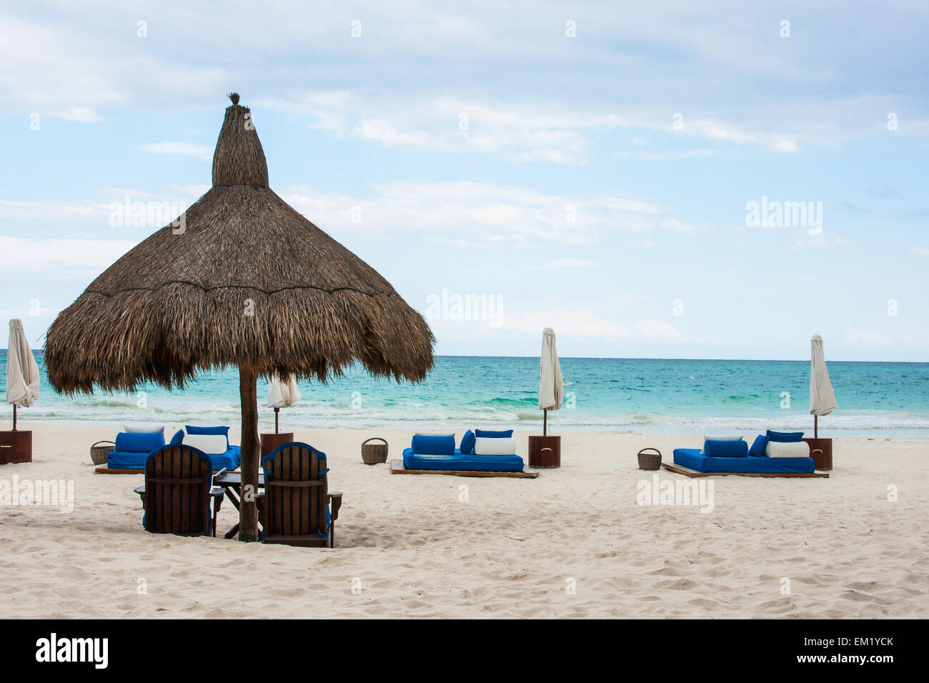 mexico, maya riviera beaches Stock Photo - Alamy