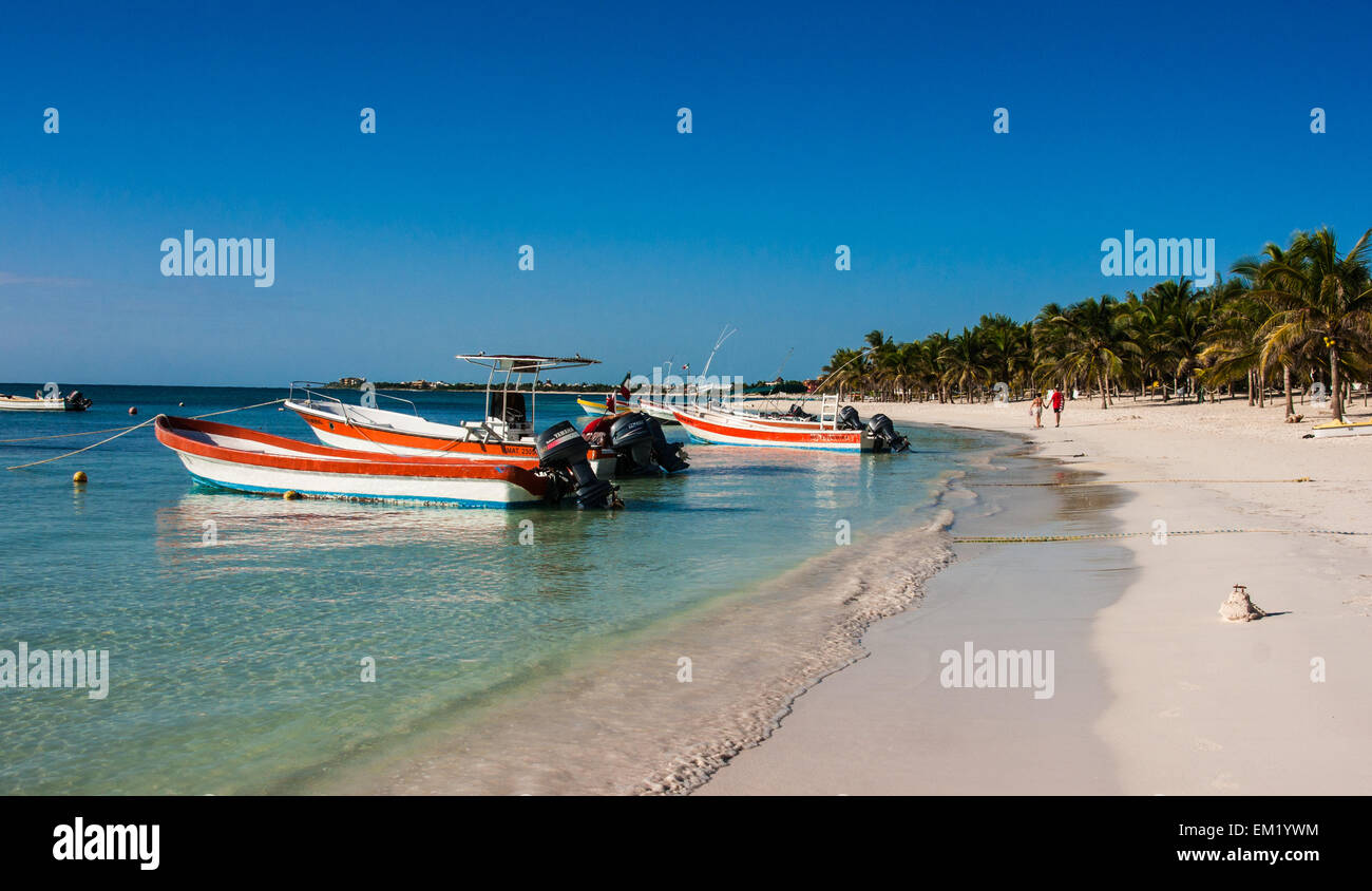 mexico, maya riviera beaches Stock Photo - Alamy