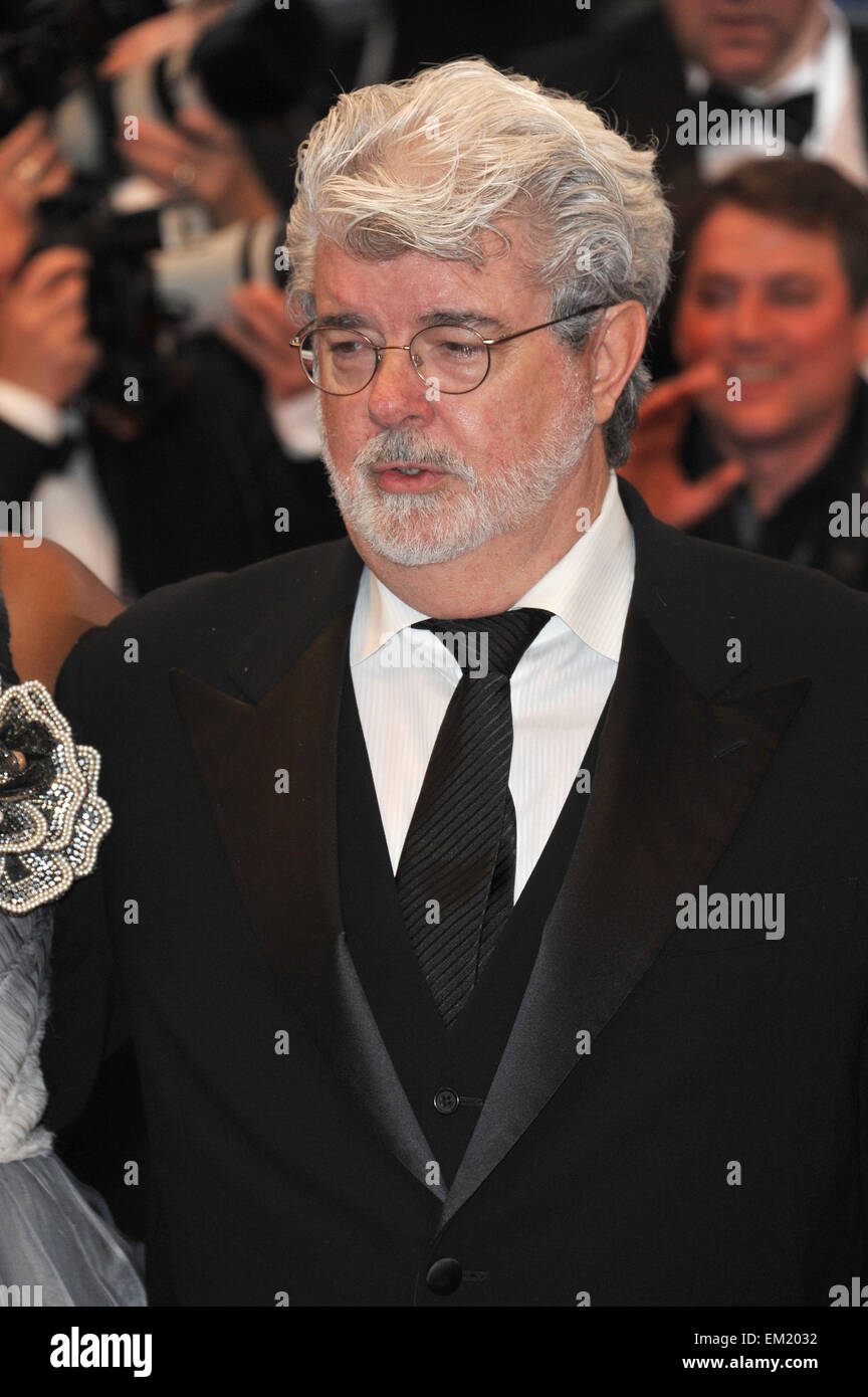 CANNES, FRANCE - MAY 25, 2012: George Lucas at the gala screening of ...