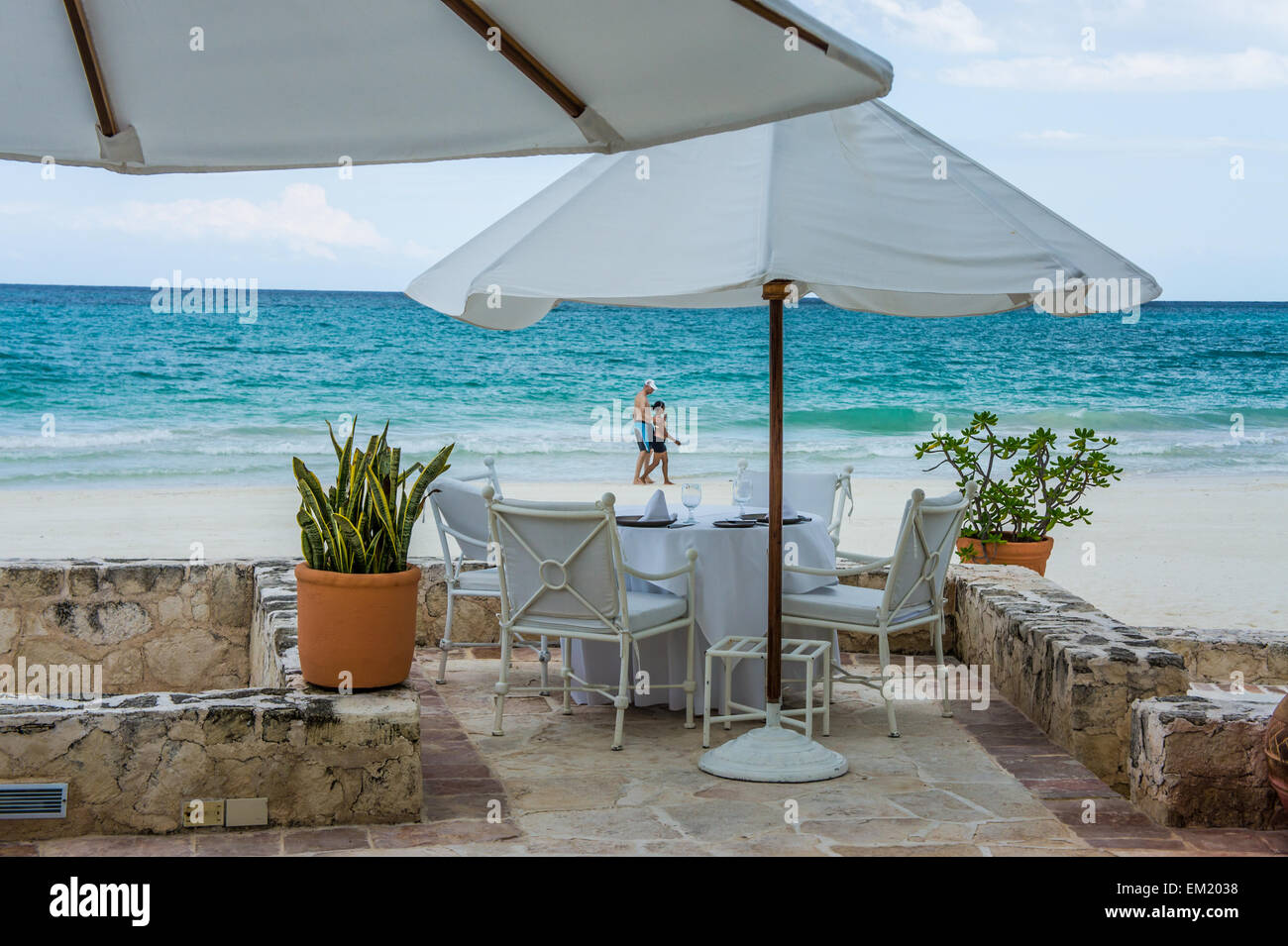 mexico, maya riviera beaches Stock Photo - Alamy
