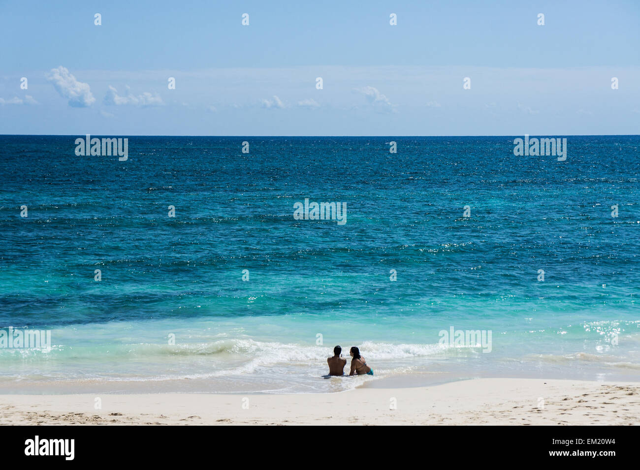 Maya Riviera Caribbean surf Stock Photo - Alamy