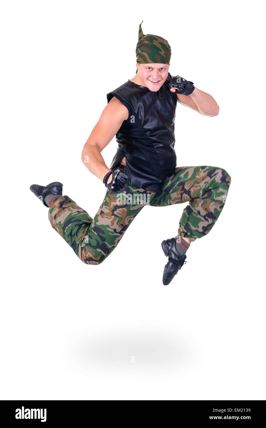 Soldier jumping hi-res stock photography and images - Alamy