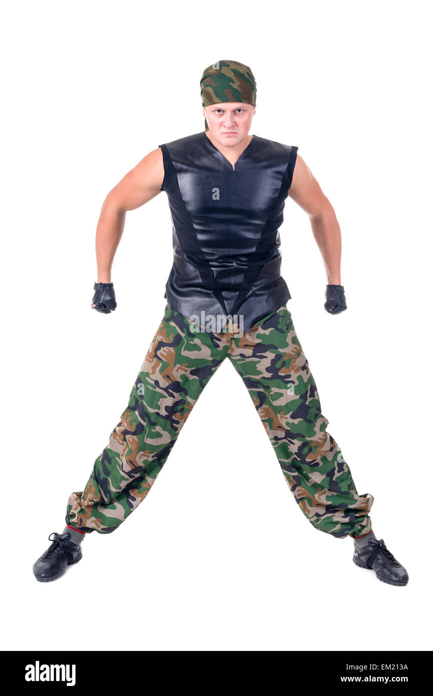 Soldier dancing Cut Out Stock Images & Pictures - Alamy