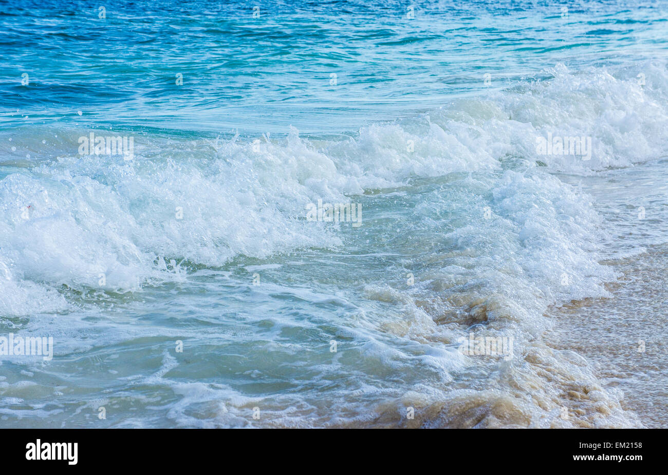 Maya Riviera Caribbean surf Stock Photo - Alamy