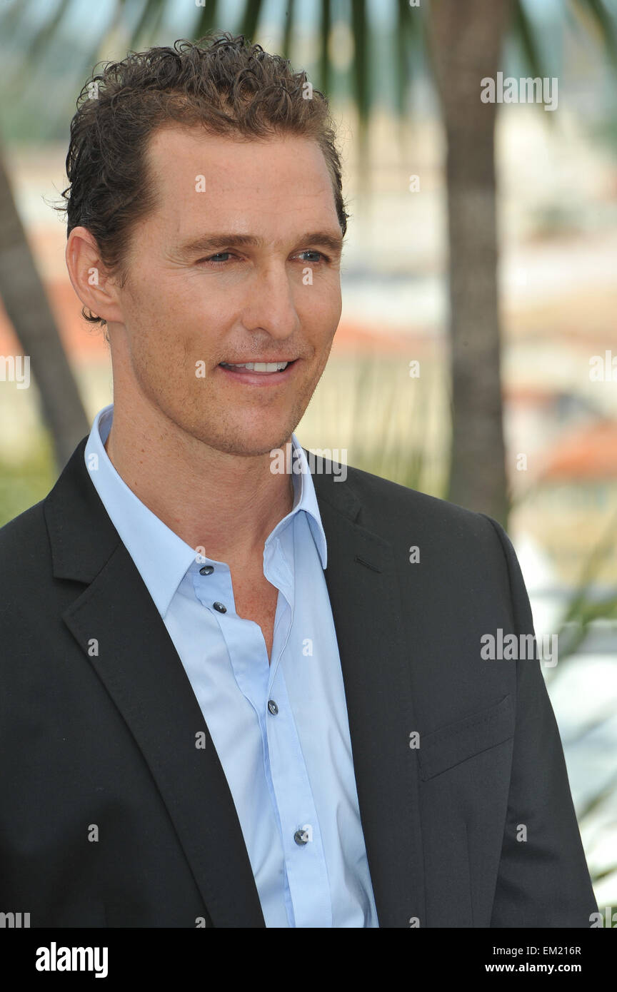 CANNES, FRANCE - MAY 24, 2012: Matthew McConaughey at the photocall for ...