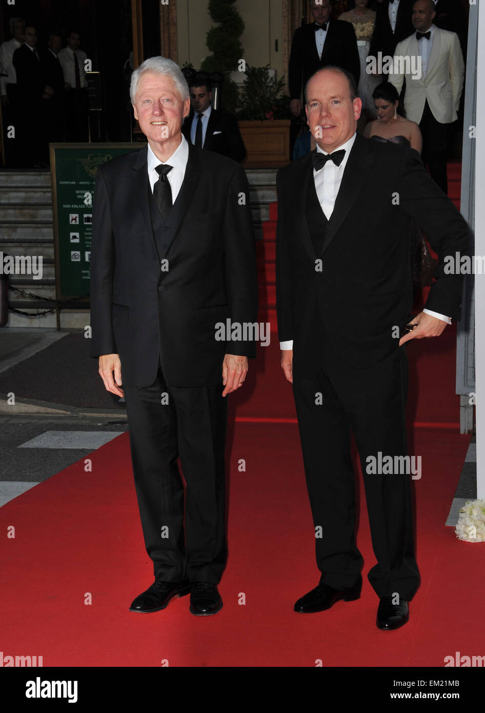 MONACO - MAY 23, 2012: President Bill Clinton & Prince Albert II of ...