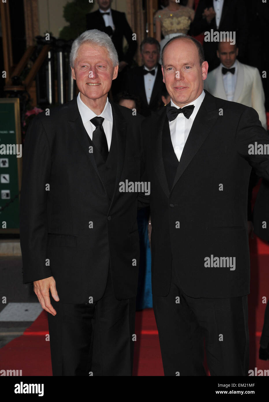 MONACO - MAY 23, 2012: President Bill Clinton & Prince Albert II of ...