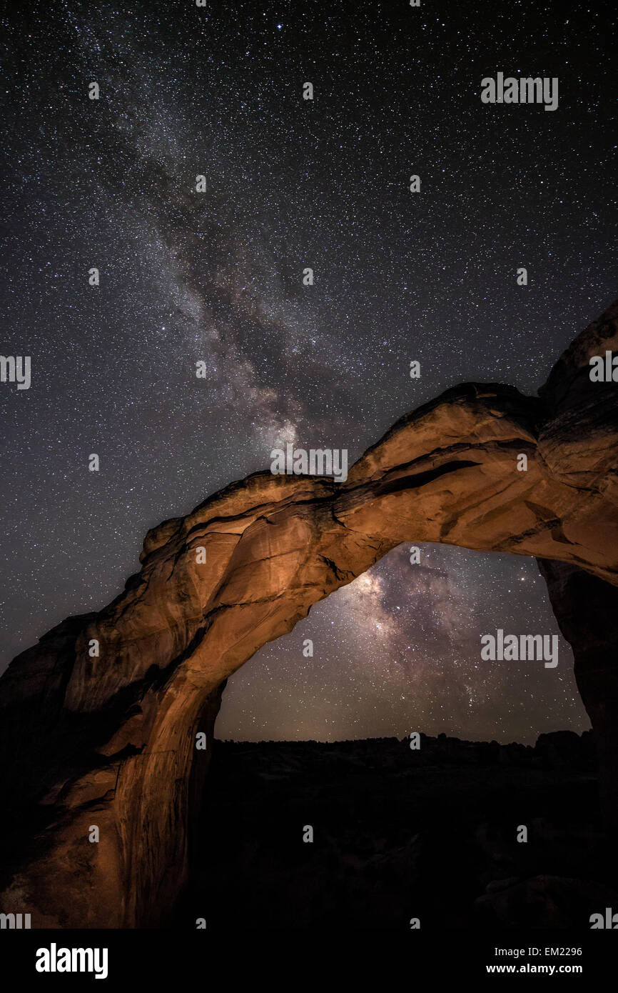 Broken arch arches national park hi-res stock photography and images ...