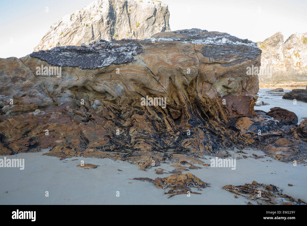 Glasshouse Rocks Beach, Narooma, Australia Stock Photo - Alamy