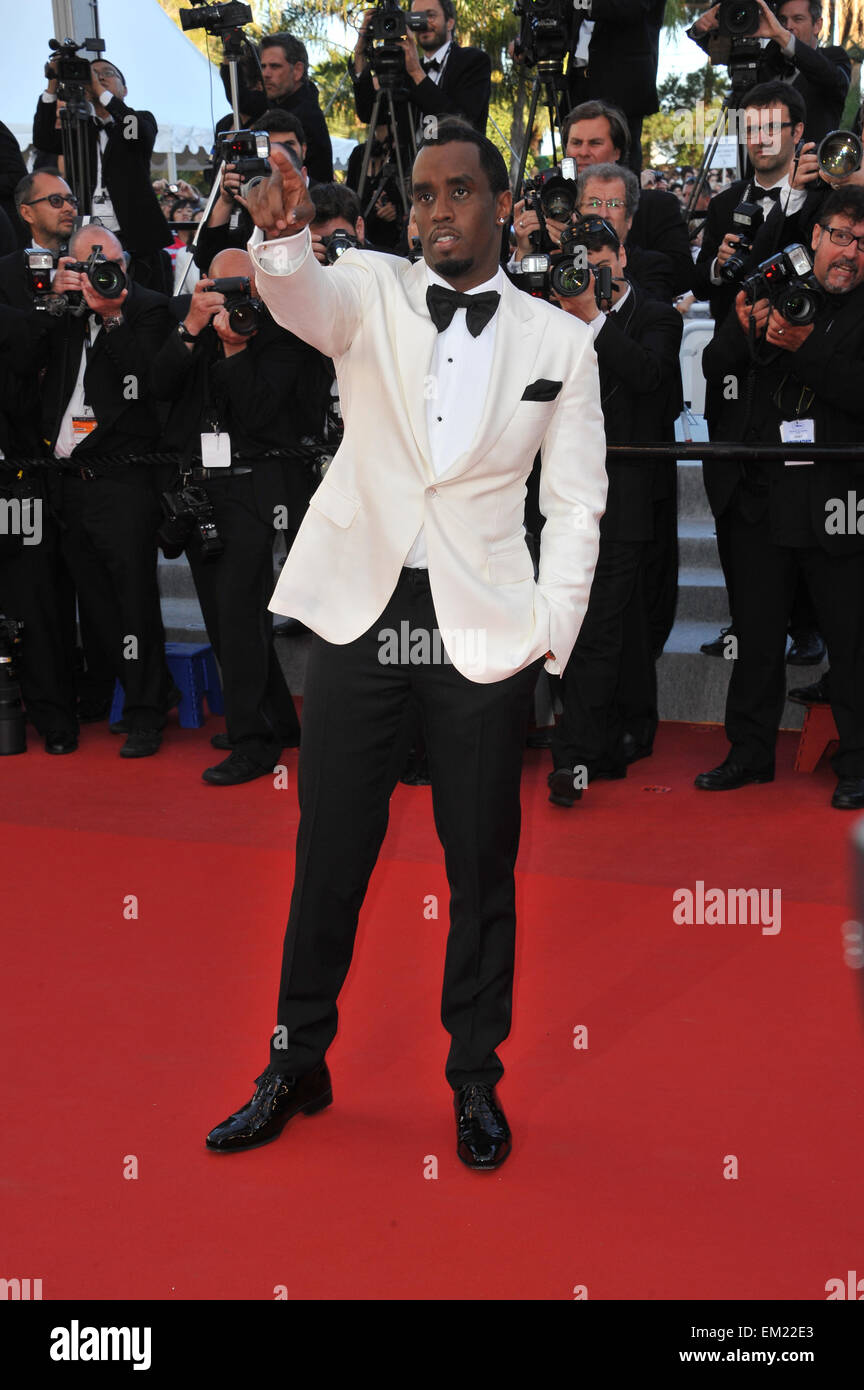 CANNES, FRANCE - MAY 22, 2012: Sean P. Diddy Combs at the premiere of ...