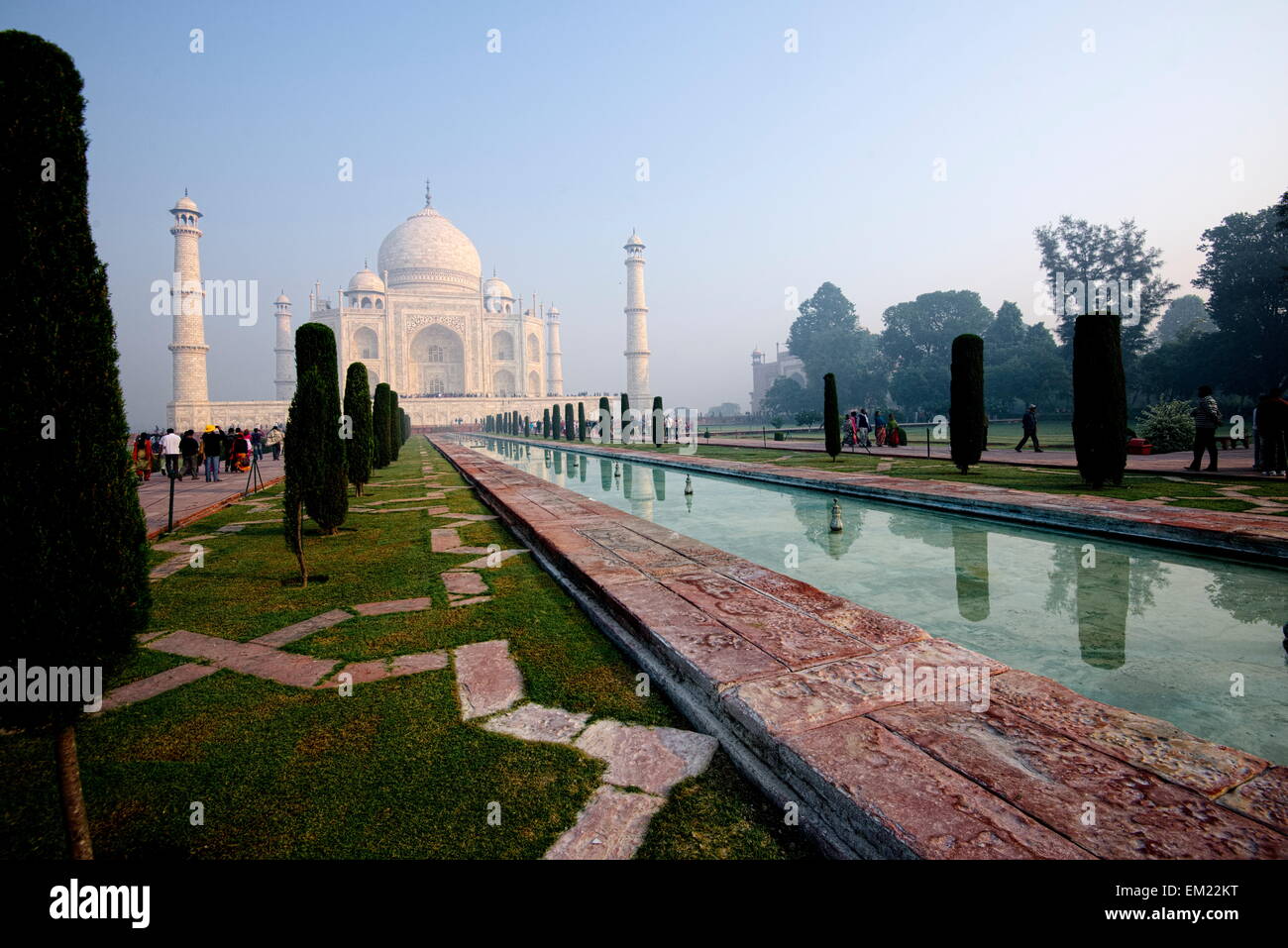 View of the Taj Mahal Stock Photo - Alamy