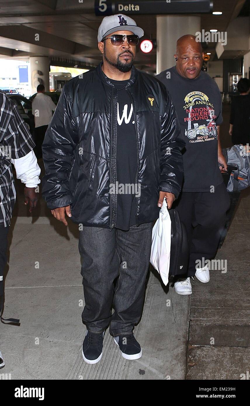 Ice Cube arrives at Los Angeles International (LAX) airport Featuring ...