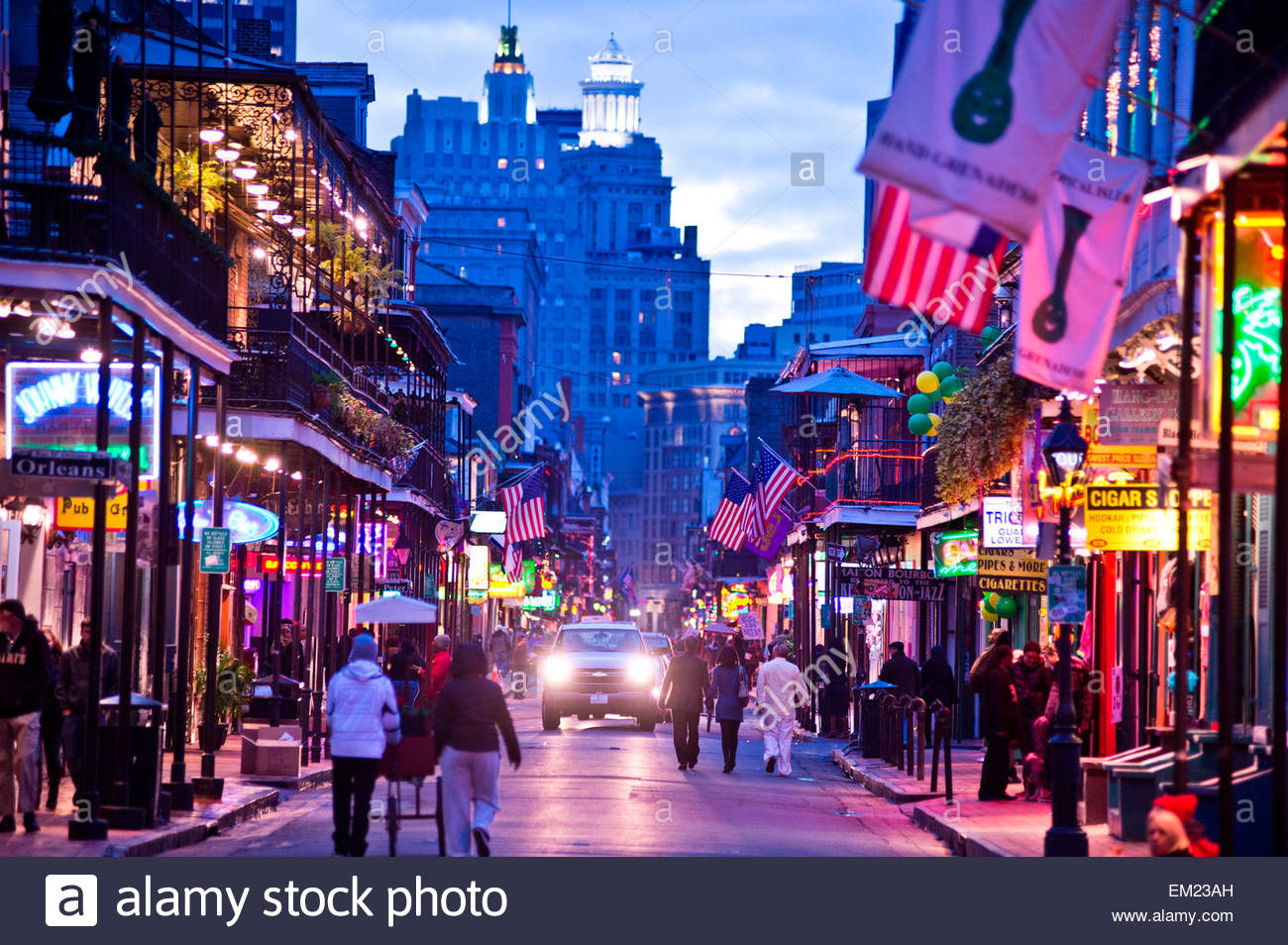 Bourbon Street New Orleans High Resolution Stock Photography and Images ...