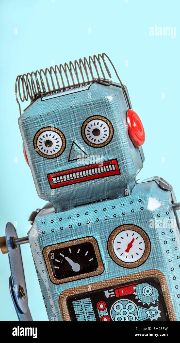 Retro robots hi-res stock photography and images - Alamy