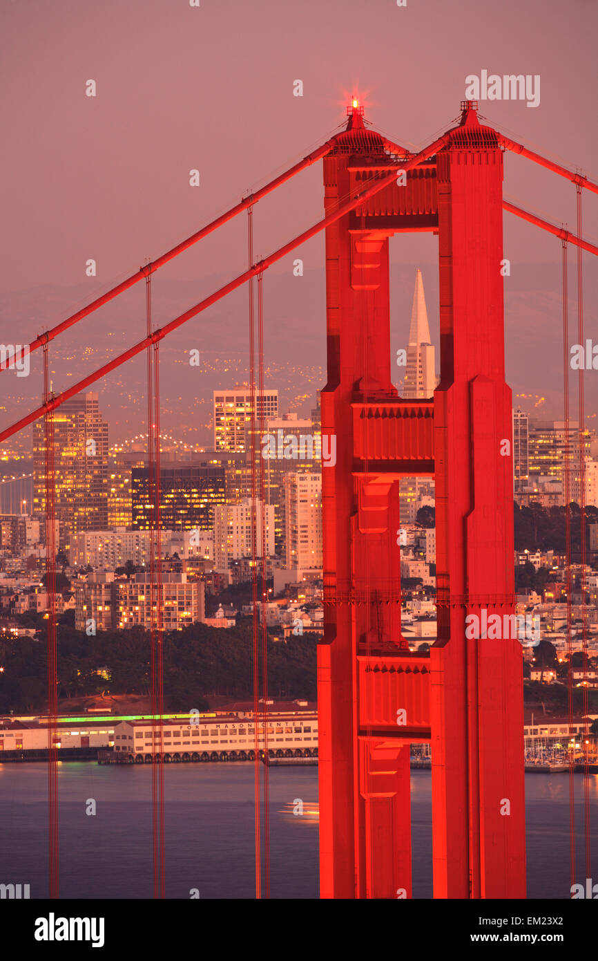 Golden gate bridge sunsets hi-res stock photography and images - Alamy