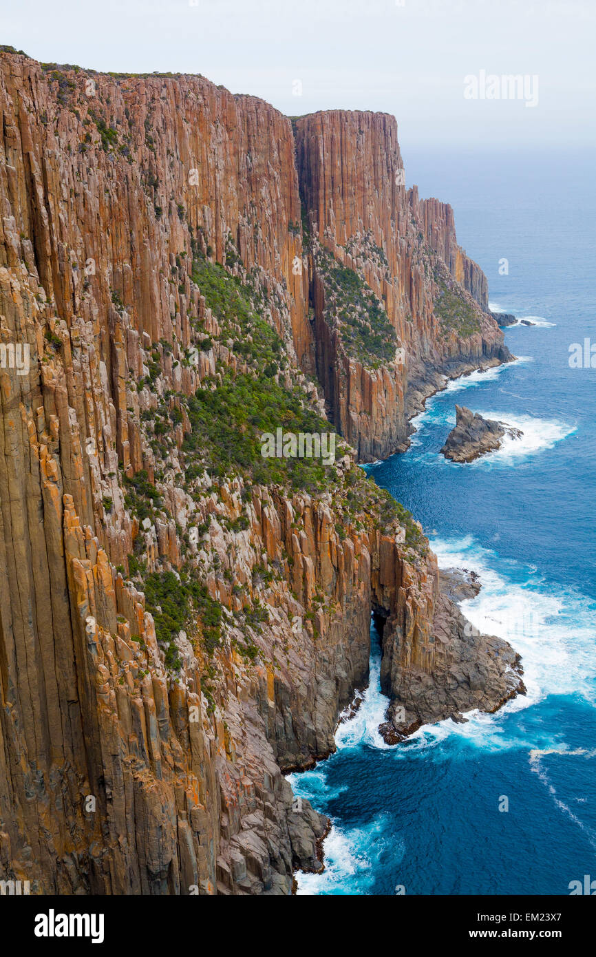 Cape Raoul - Tasman National Park - Tasmania - Australia Stock Photo ...