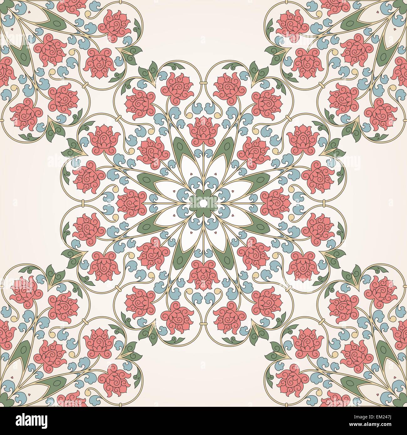 Seamless pattern in China style Stock Photo - Alamy