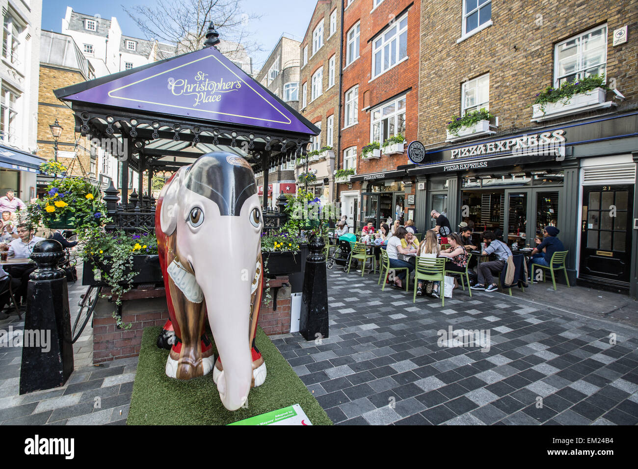 St. Christopher Place London UK Stock Photo - Alamy
