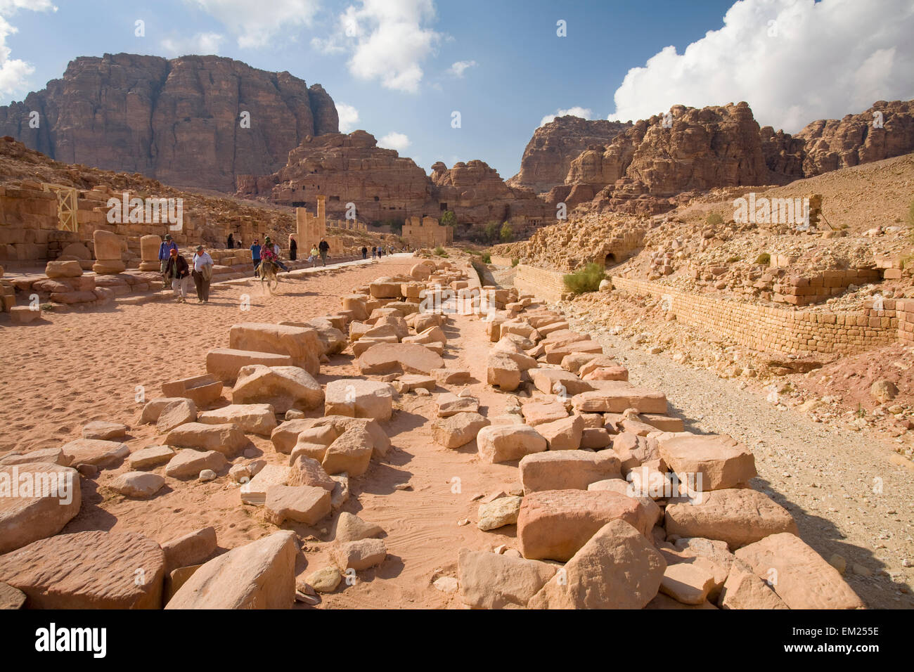Tourists visiting petra jordan hi-res stock photography and images - Alamy