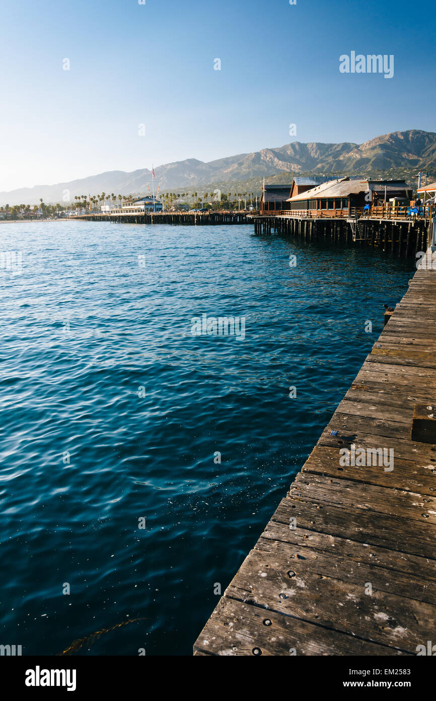Stearn's Wharf, in Santa Barbara, California Stock Photo - Alamy