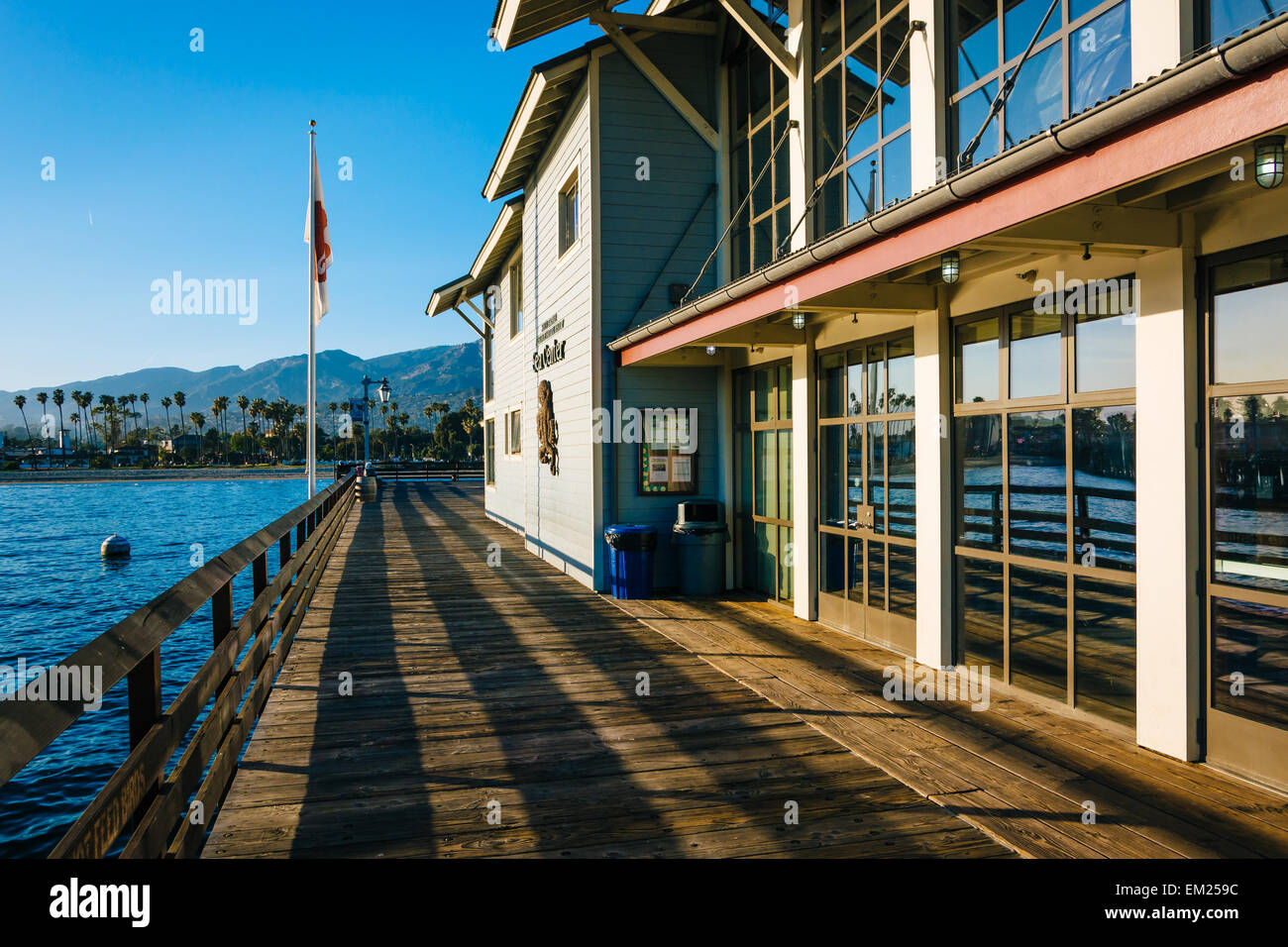 The Sea Center at Stearn's Wharf, in Santa Barbara, California Stock ...